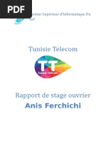Rapport de Stage Telecom | PDF | Télécommunications | Téléphone