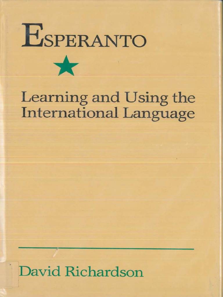 Richardson, David - Esperanto Learning and Using The International ...