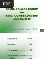 Principles of Test Construction - PPTX Jen | PDF