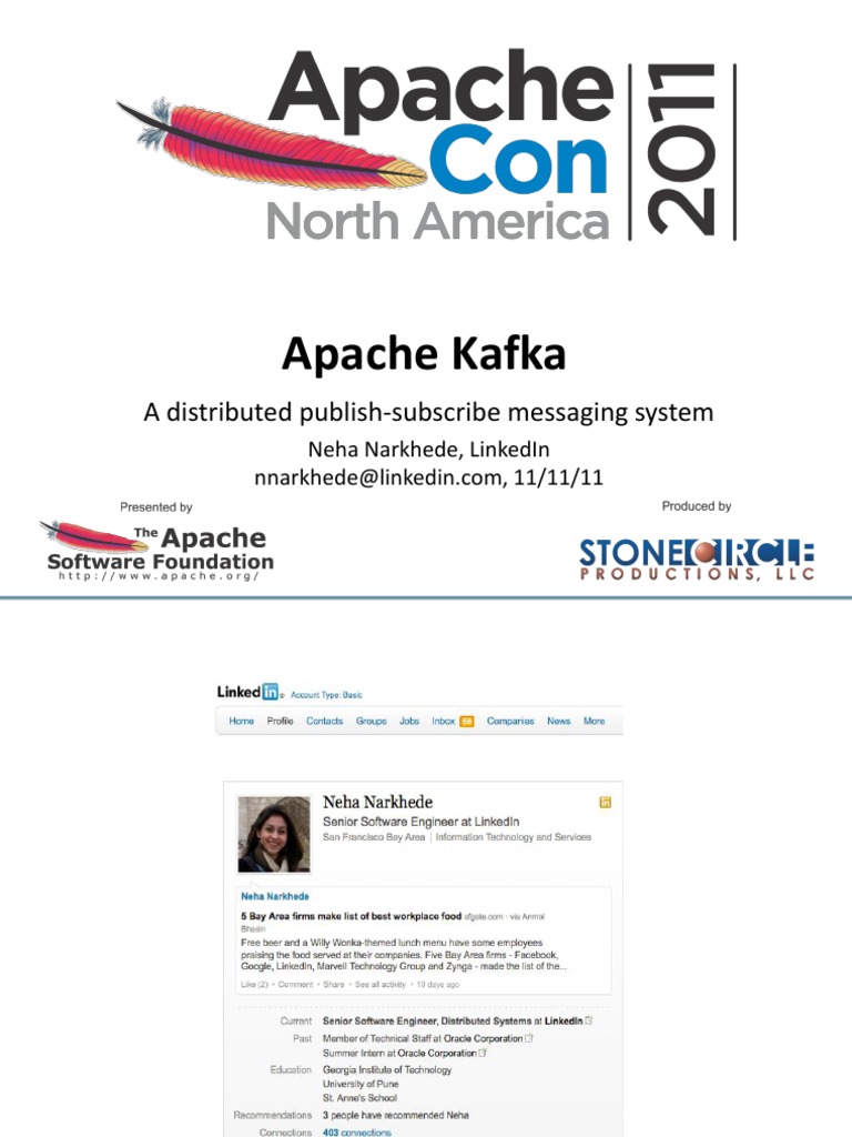 Apache Kafka | PDF | Apache Hadoop | Distributed Computing Architecture