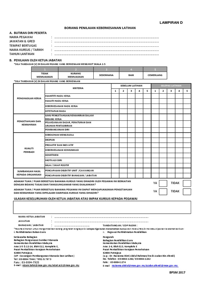 EVALUATING TRAINING EFFECTIVENESS | PDF
