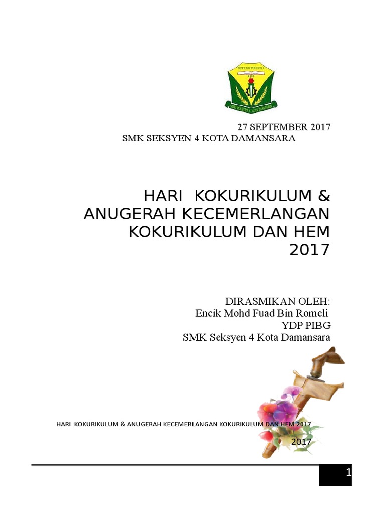 Buku Program Anugerah Hem Dan Koko | PDF