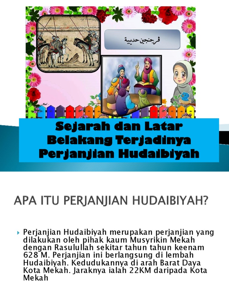 Sejarah Perjanjian Hudaibiyah 628 M | PDF