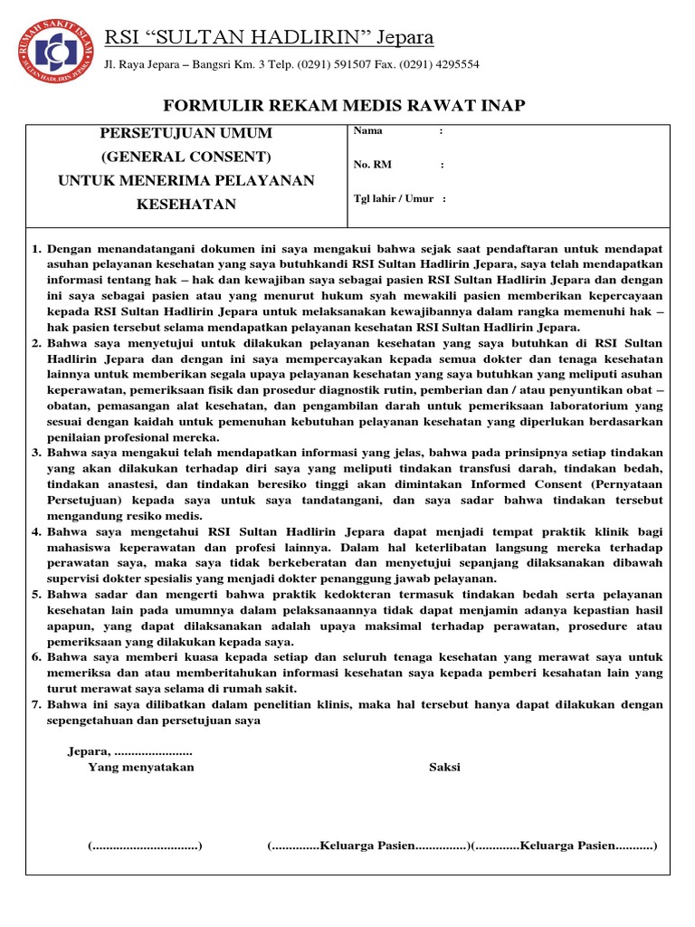 General Consent | PDF
