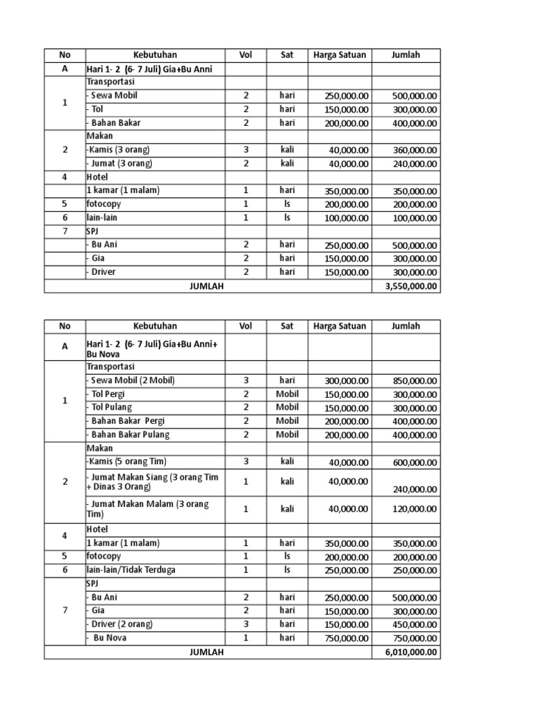 Rab Tim Survey | PDF