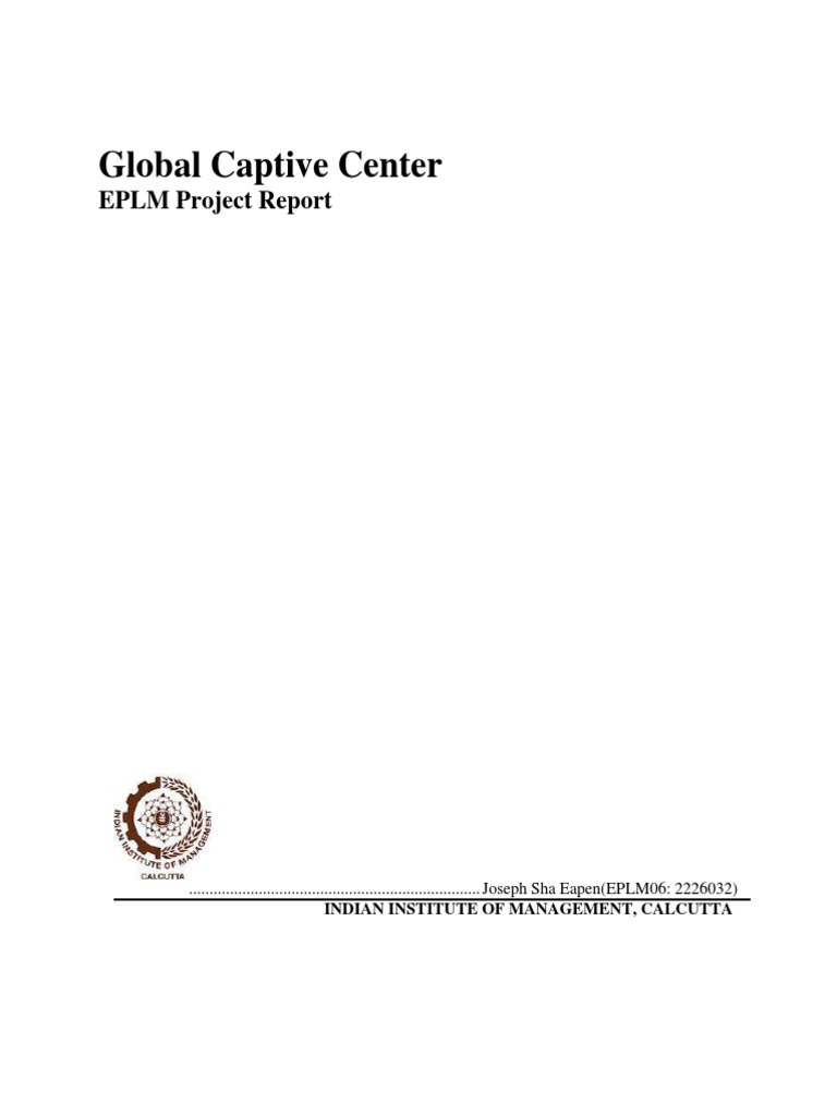 Global Captive Center Setup Analysis | PDF | Offshoring | Outsourcing