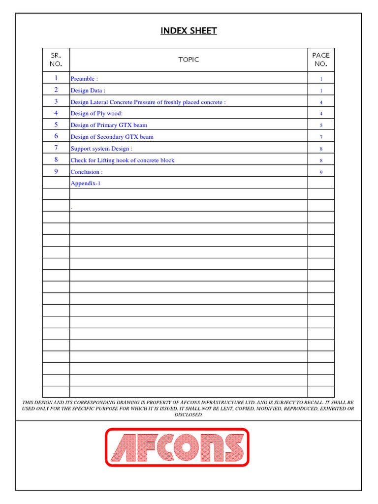 Index Sheet: SR. NO. Topic NO | PDF