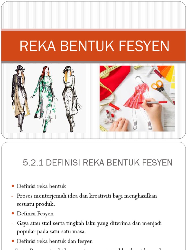 Reka Bentuk Fesyen | PDF