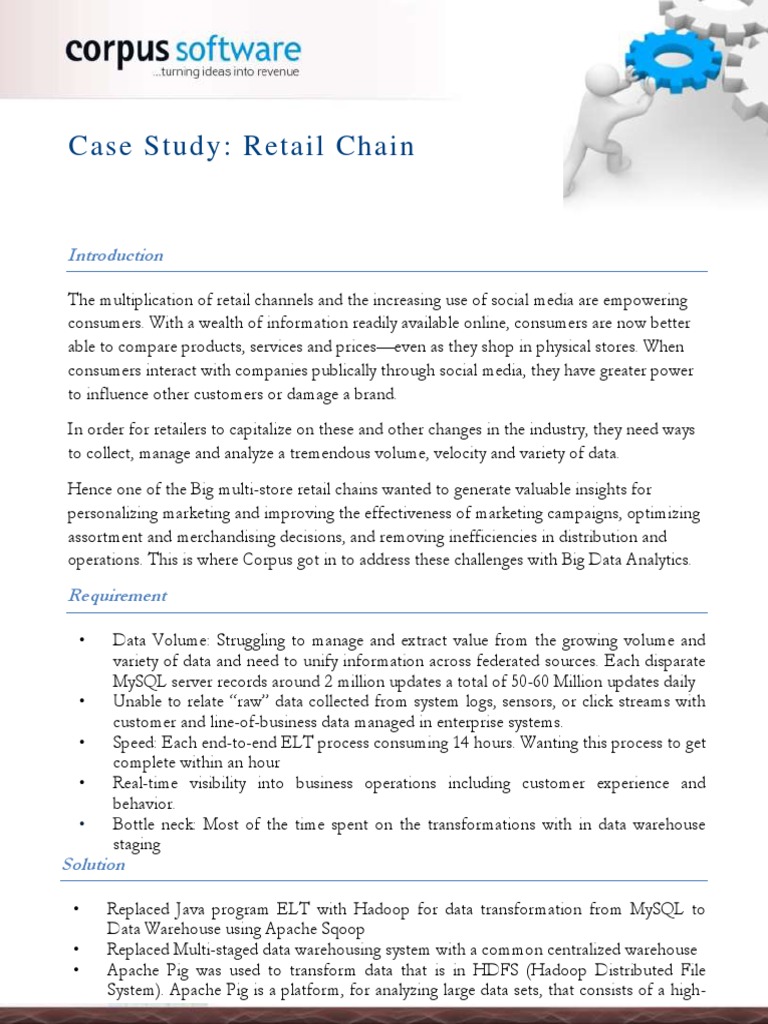Case Study Retail Chain | PDF | Retail | Analytics