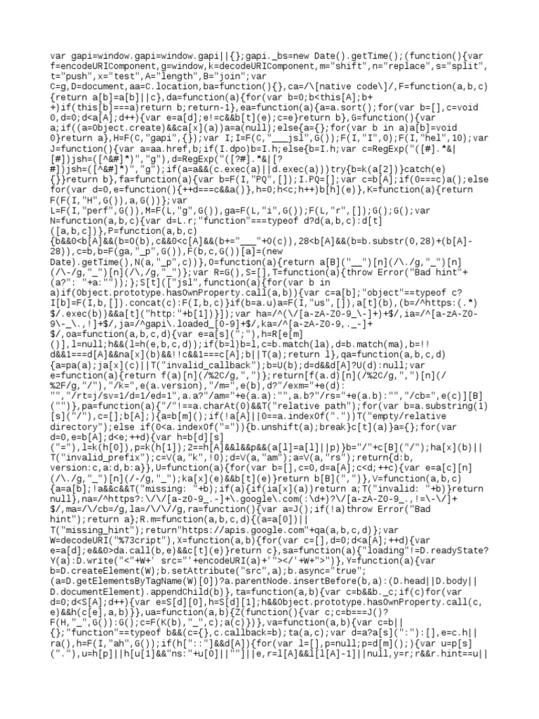 Google API Initialization Script | PDF | Computer Security | Security