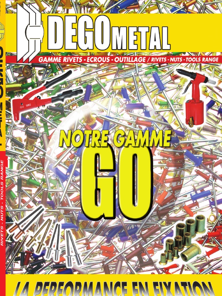 CATALOGUE DEGOMETAL 2004ok | PDF | Rivet | Cuivre