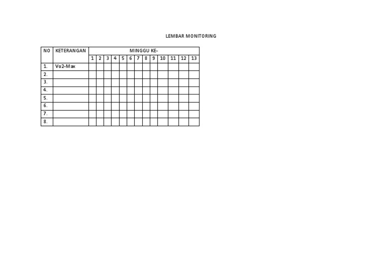 Lembar Monitoring | PDF