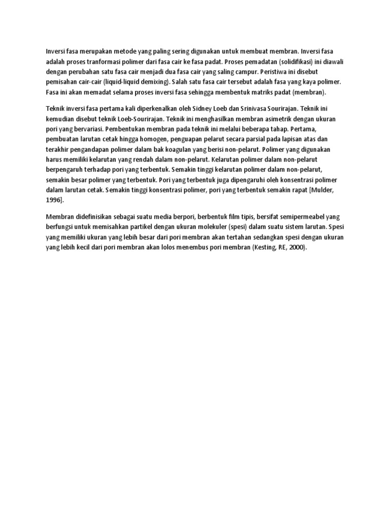 Inversi Fasa Merupakan Metode Yang Paling Sering Digunakan Untuk ...