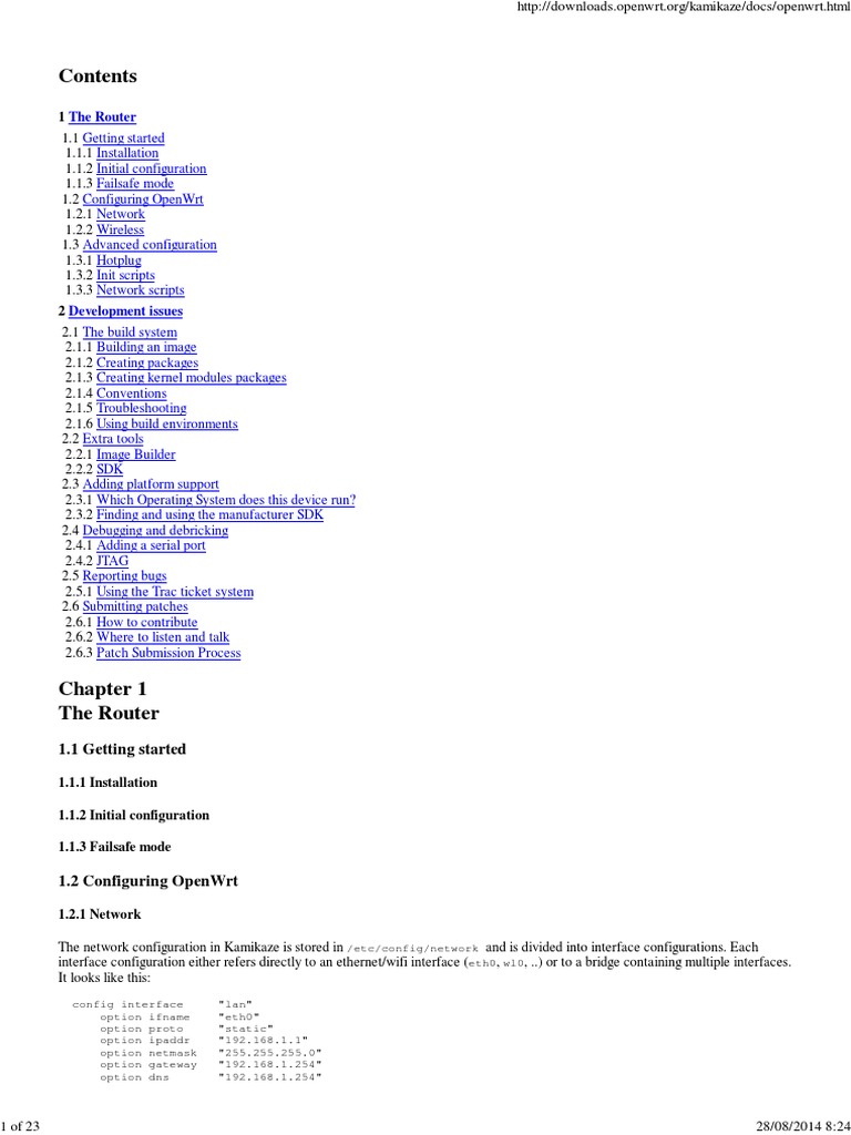 Openwrt | PDF | Wi Fi | Command Line Interface
