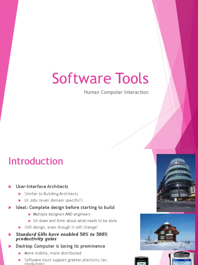 Software Tools Pdf Graphical User Interfaces Unified Modeling