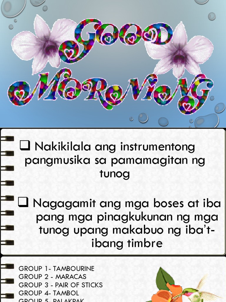 Nakikilala Ang Instrumentong Pangmusika Sa Pamamagitan NG Tunog | PDF