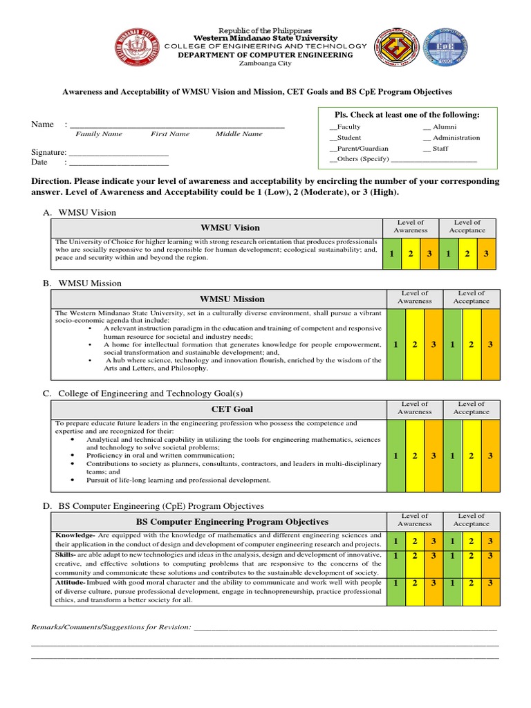 CpE - Awareness Acceptance | PDF | Expert | Engineering