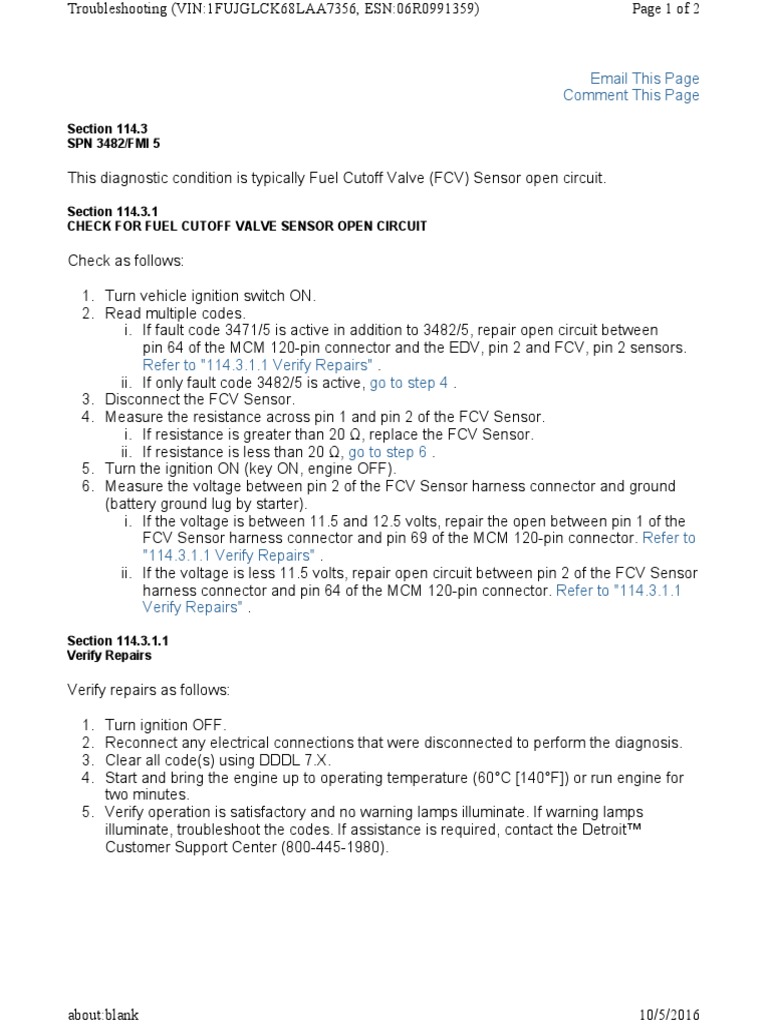 SPN 3482/FMI 5 Diagnostic | PDF | Ignition System | Electrical Connector