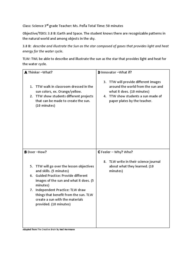3rd Grade Science: Understanding the Sun | PDF | Language Arts & Discipline