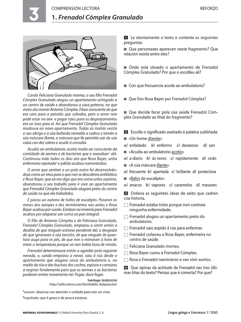 LEN GAL_1 ESO_Comprension Lectora y Refuerzo Ortografia