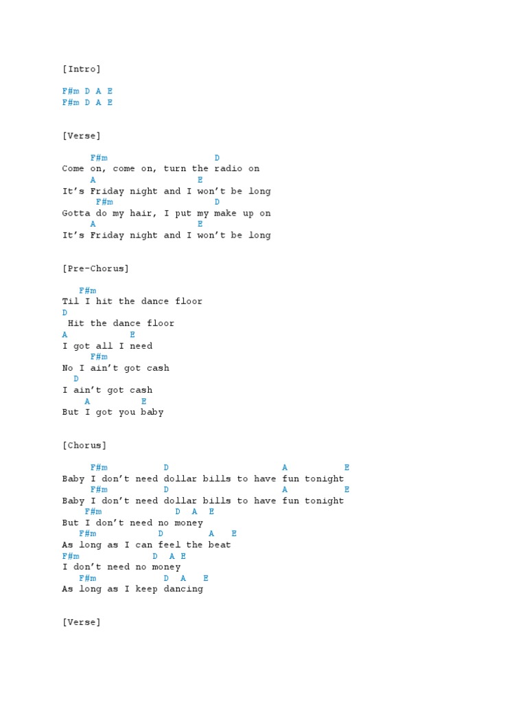 Tenth Avenue North Guitar Chords