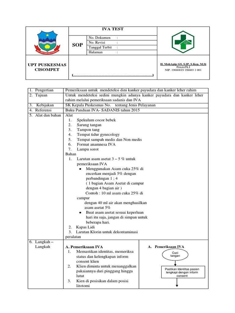 SOP Iva Sadanis | PDF