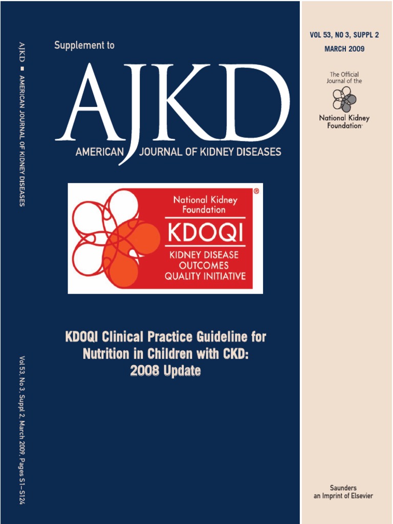 Kdoqui Clinical Practice Guideline | Chronic Kidney Disease | Dietary Fiber