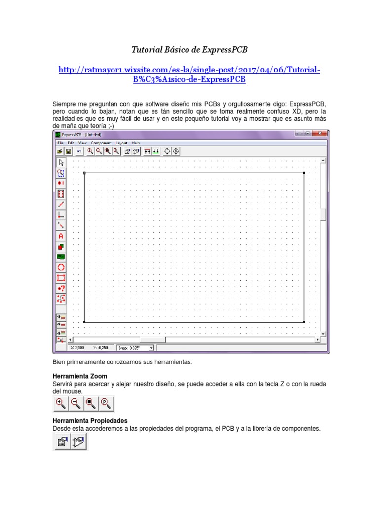 Tutorial Básico de ExpressPCB | PDF | Placa de circuito impreso ...