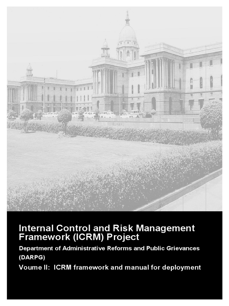ICRM Manual2 0 | PDF | Internal Control | Risk Management