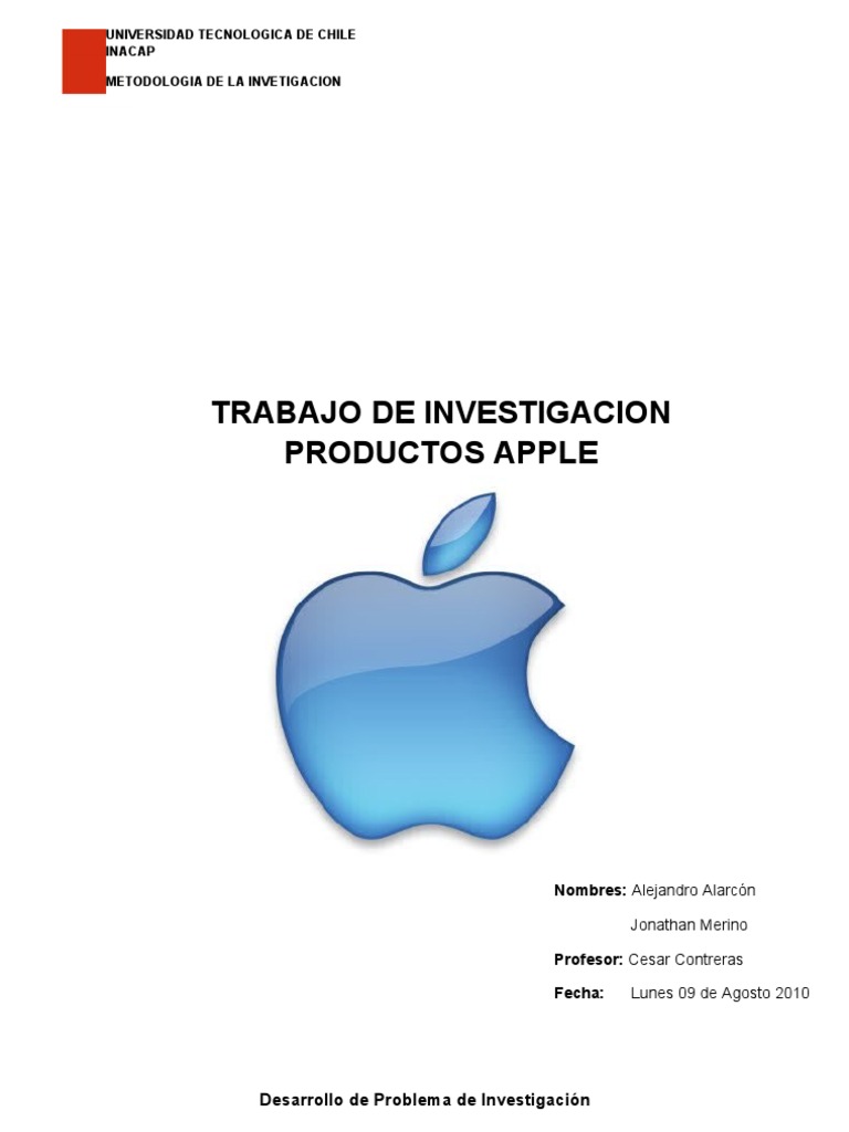 Informe Final Apple | PDF | Apple Inc. | Mac OS