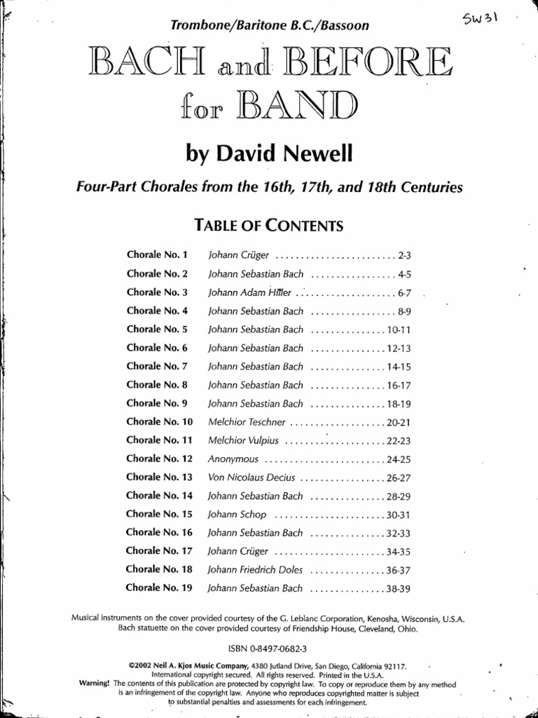 Bach and Before | PDF