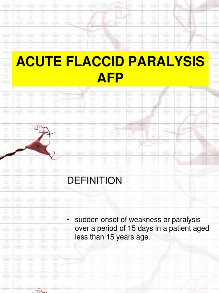 Acute Flaccid Paralysis AFP | PDF | Breathing | Respiratory System