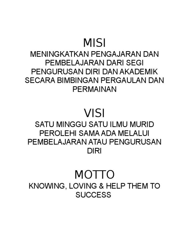 Misi Dan Visi Ppki | PDF