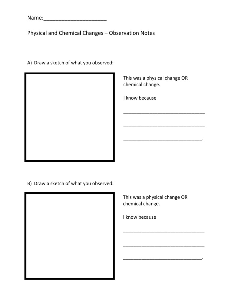 Observation Sheet | PDF