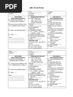 ABC Checklist - Version 2 | PDF | Social Psychology | Action (Philosophy)
