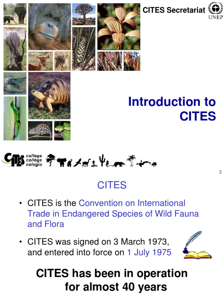 CITES Introduction | PDF | Cites | Government