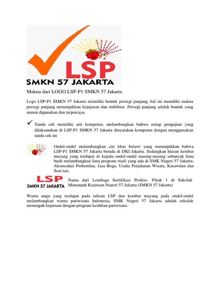Arti Logo Lsp Smkn 57 Jakarta