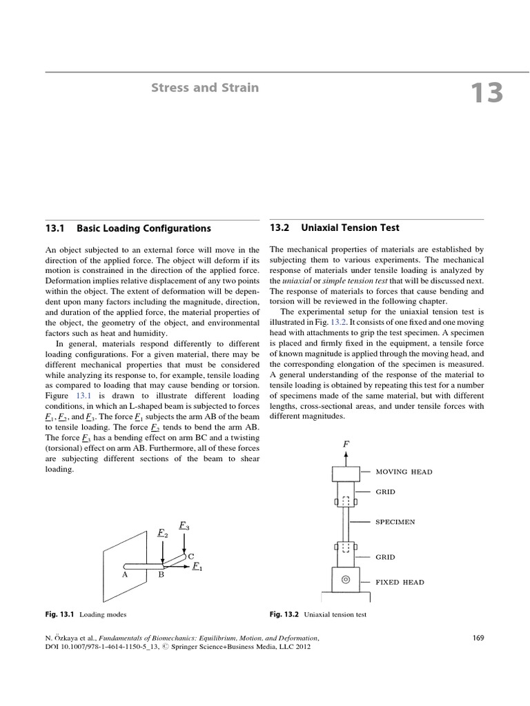 BME311-Reading Assignment-2 Stress Strain1 | PDF | Deformation (Engineering) | Elasticity (Physics)