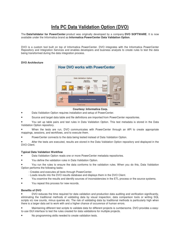 Infa PC DVO | Download Free PDF | Business | Information Technology Management
