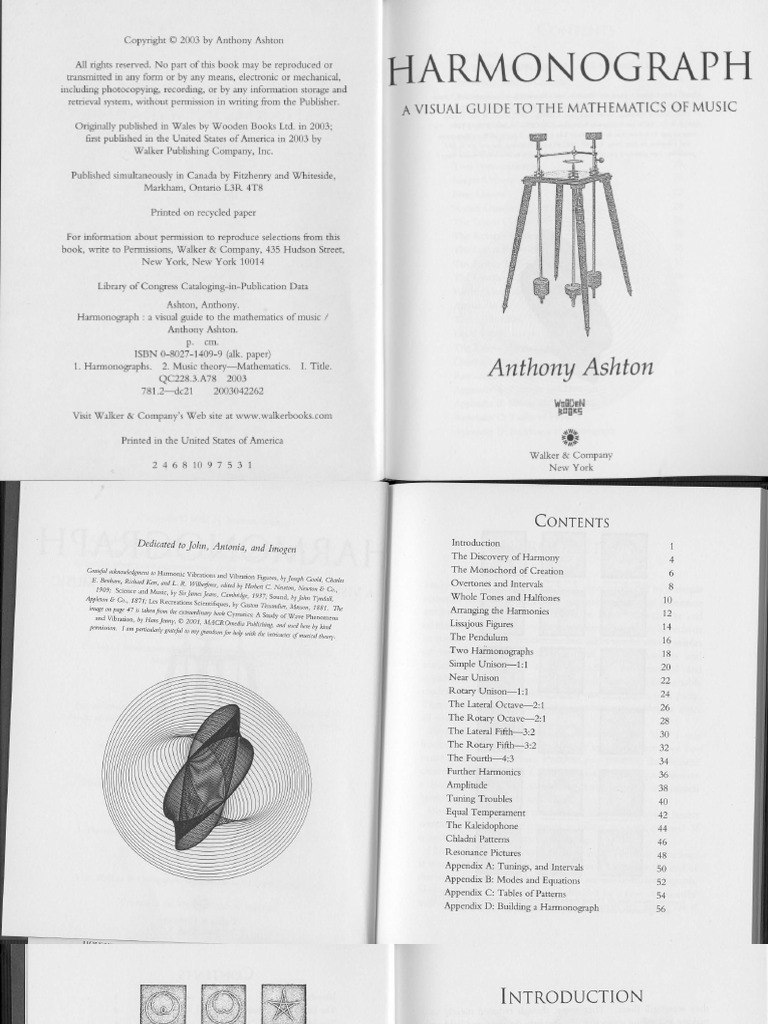 Harmonograph - A Visual Guide To The Mathematics of Music | PDF