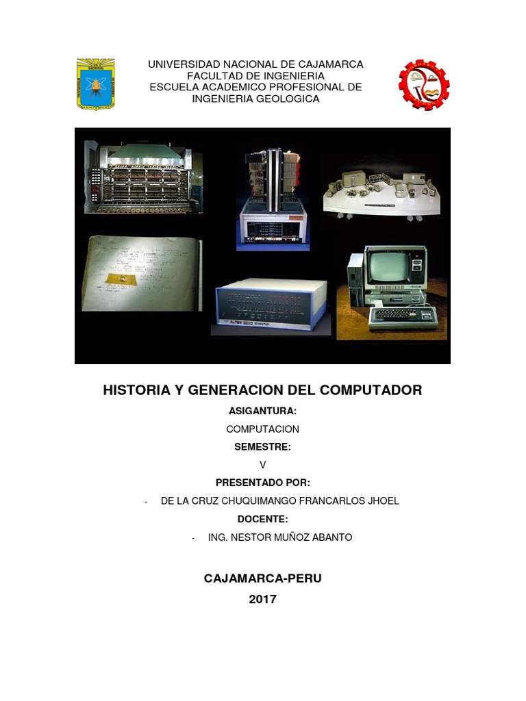 Historia Del Computador | PDF | Microprocesador | Circuito integrado