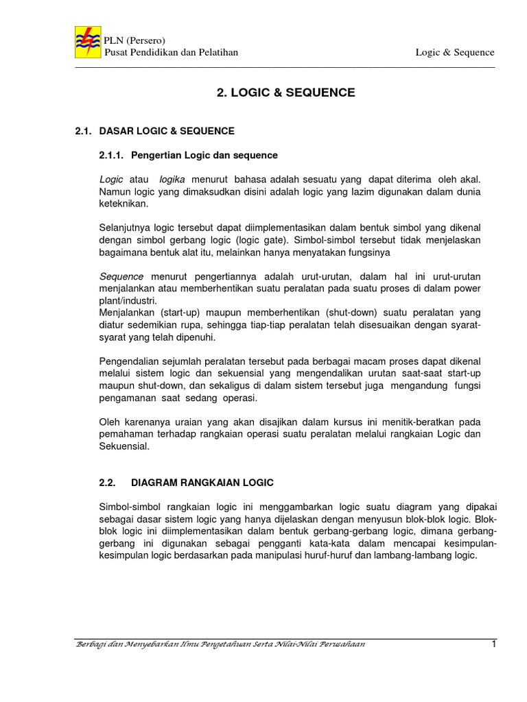 Logic Dan Sequence Pdf