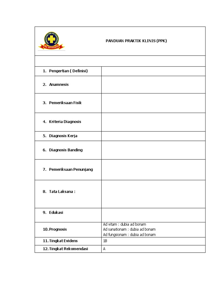 Form PPK Kosong | PDF