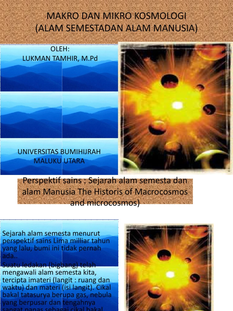 Kosmologi Filsafat | PDF