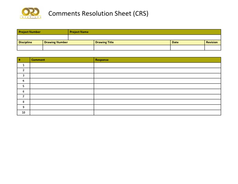CRS Sheet - ORO | PDF | Computers