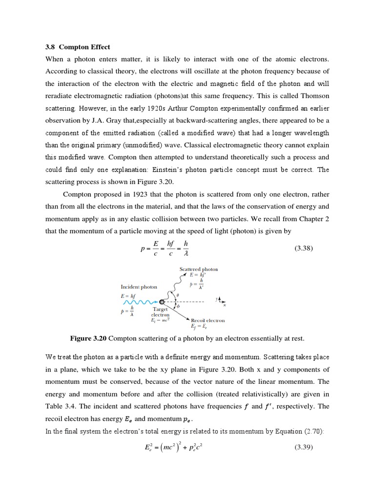 Compton Effect | PDF | Photon | Electron