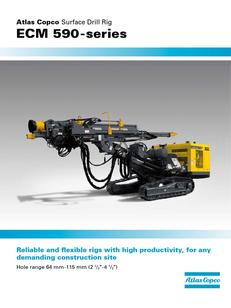 Drill ECM 590.pdf | Drilling Rig | Horsepower