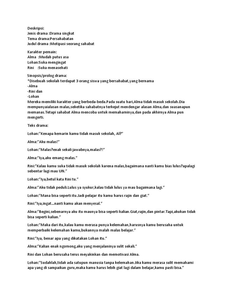 Contoh Drama | PDF