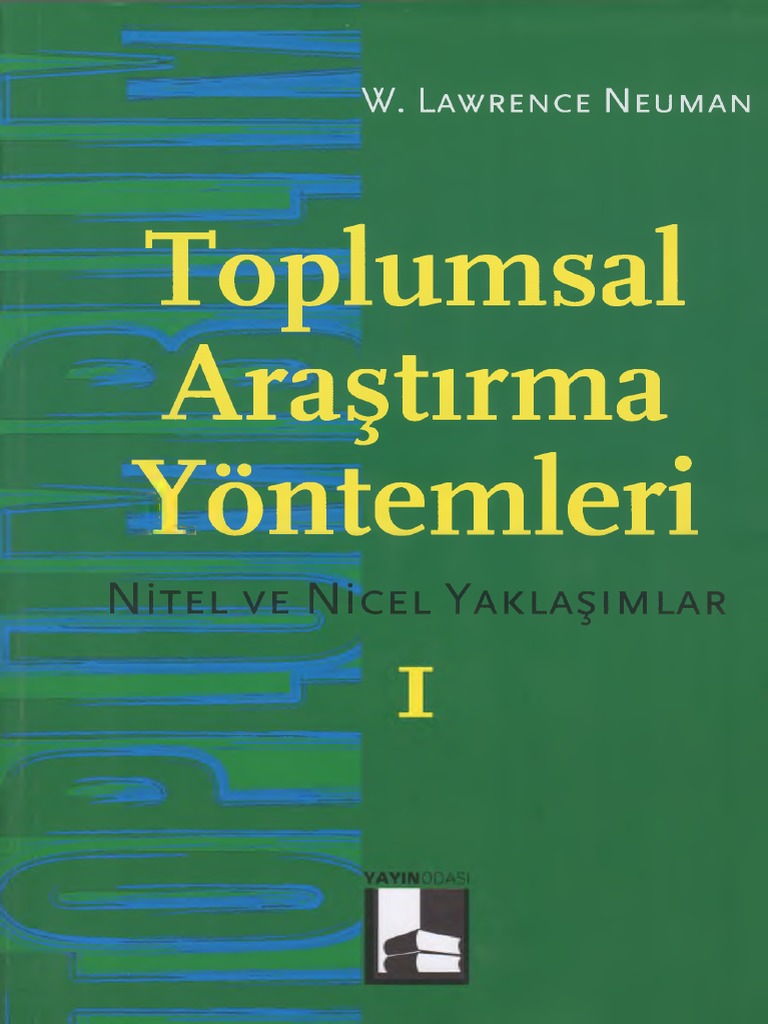 W.Lawrence Neuman-Toplumsal Araştırma Yöntemleri PDF | PDF