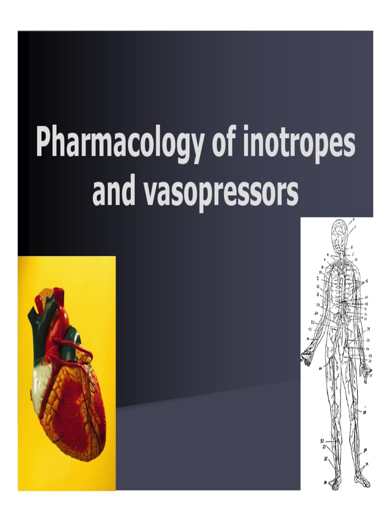 Pharmacology of Inotropes and Vasopressors | PDF | Shock (Circulatory) | Vasodilation